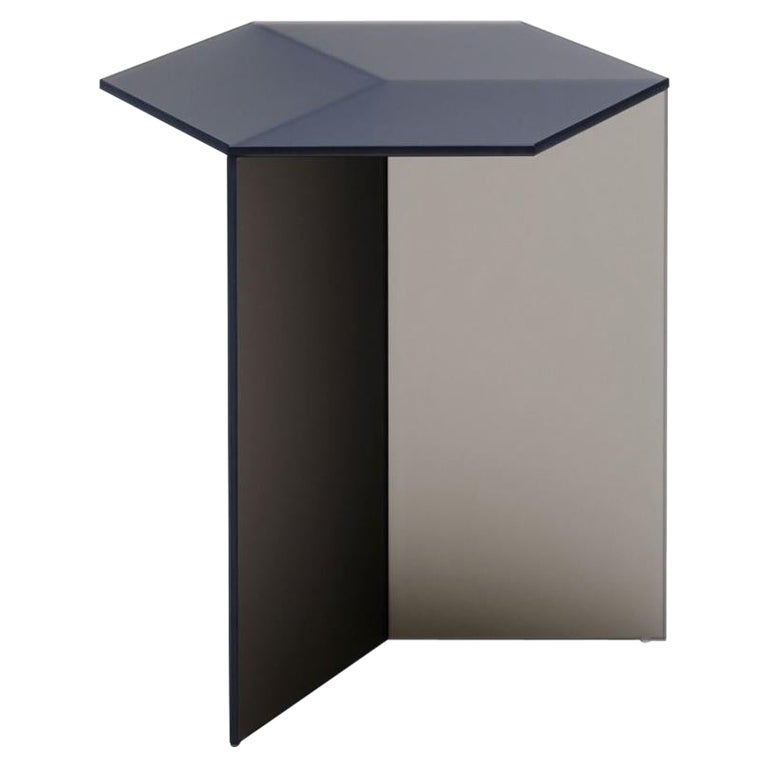 Satin Glass "Isom Tall" Coffee Table, Sebastian Scherer For Sale at 1stDibs