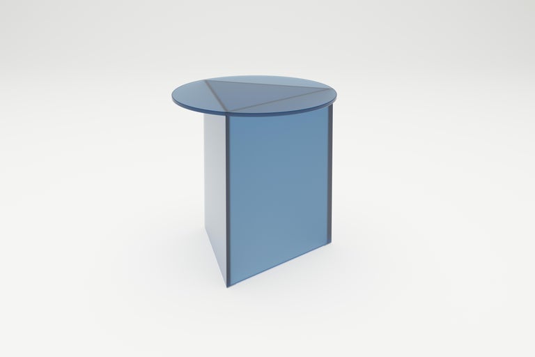 Satin Glass Prisma Tall 45 Coffee Table by Sebastian Scherer For Sale ...