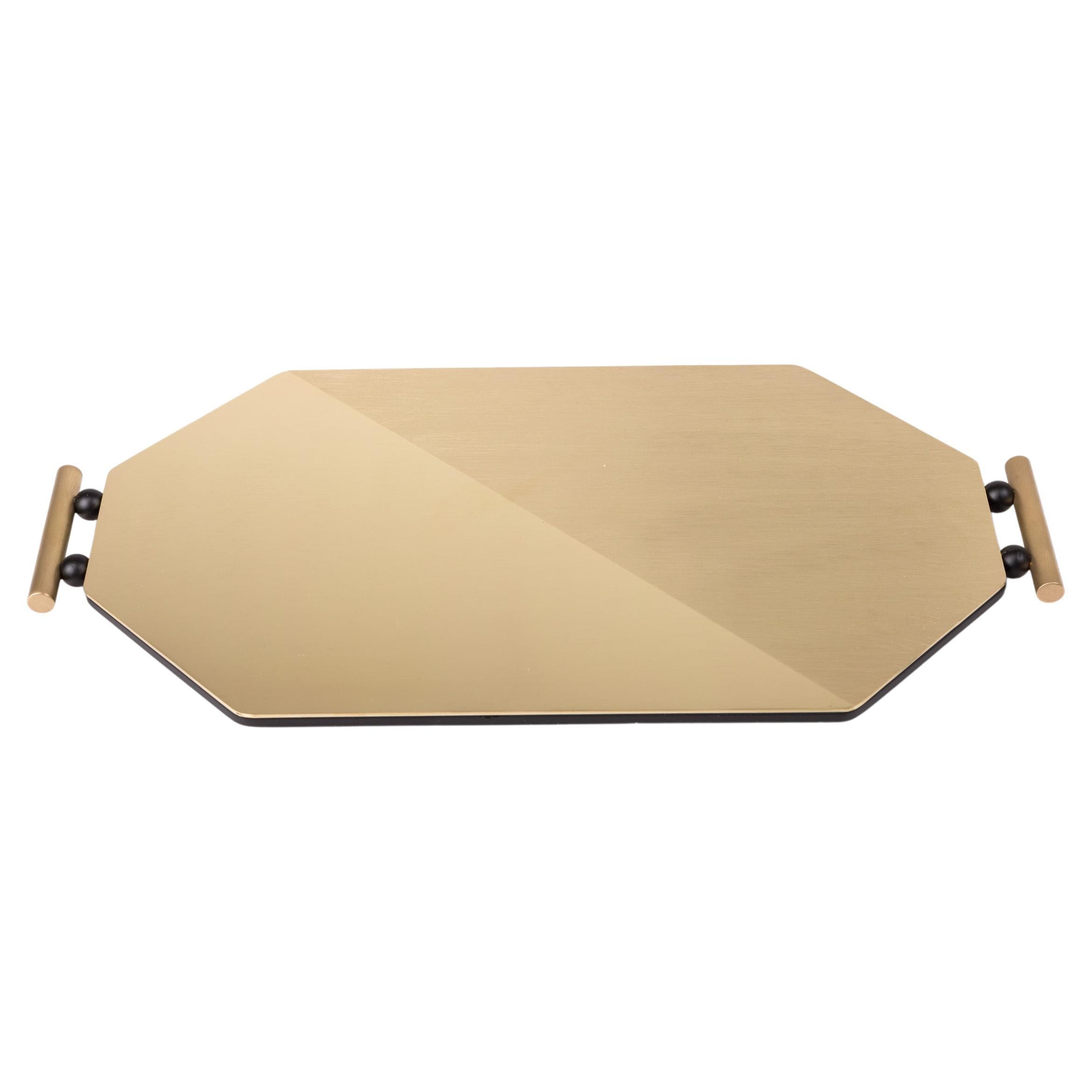 Modernist Double Paper Tray in Chocolate Brown Leather Wrap by Smokador ...