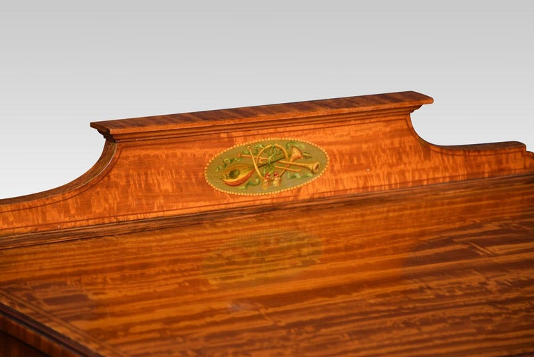 Satinwood Inlaid Music Chest For Sale at 1stDibs