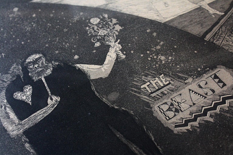 Satirical Lithograph by Peter Jacques "The Beast" London Artist Royal ...