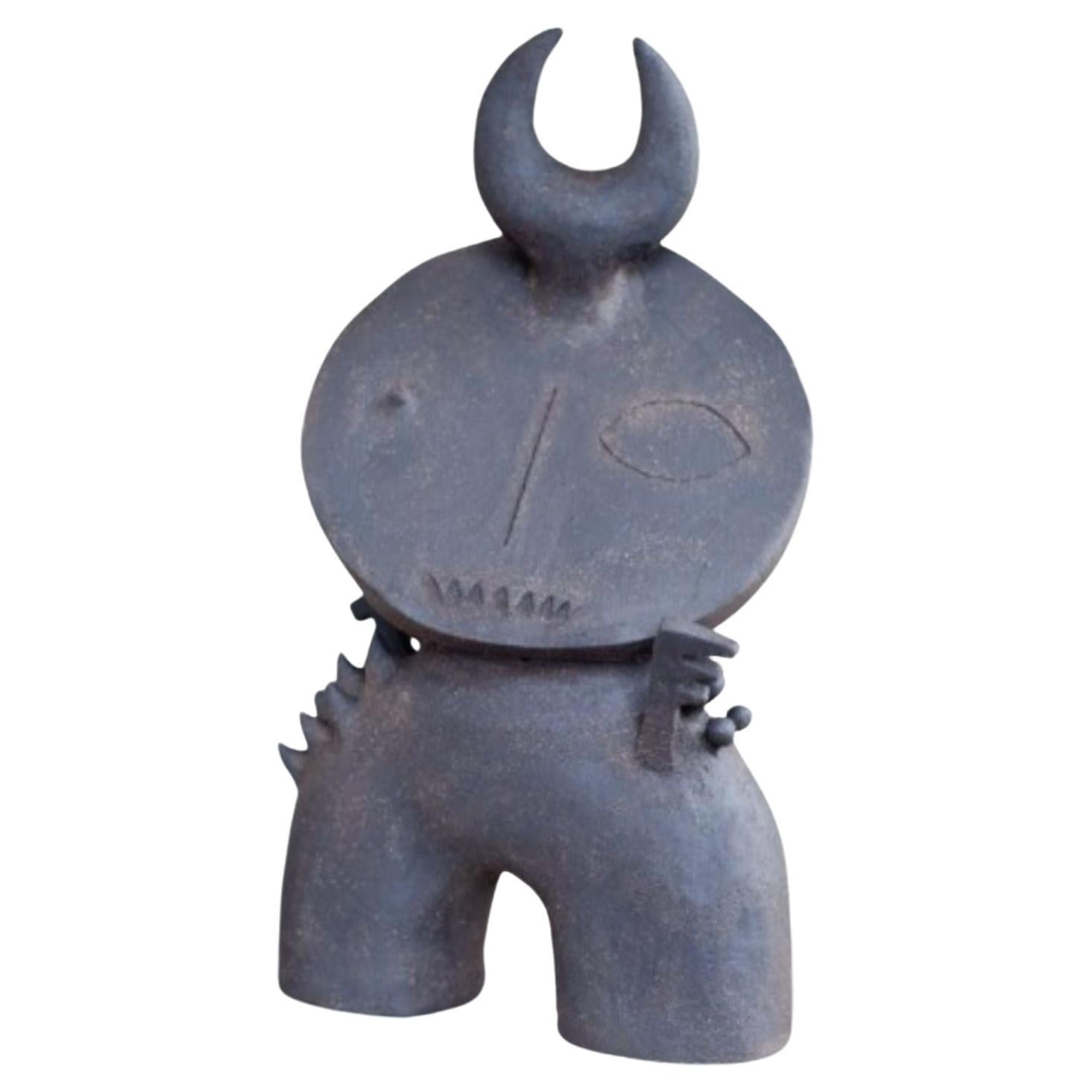 Contemporary and Handcrafted, Haniwa Warrior 21 Decorative Piece by Noe ...