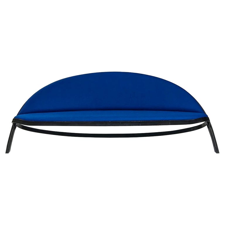 Saturn Sofa by Gaston Rinaldi for Rima, Italy, 1957, Maharam Blue ...