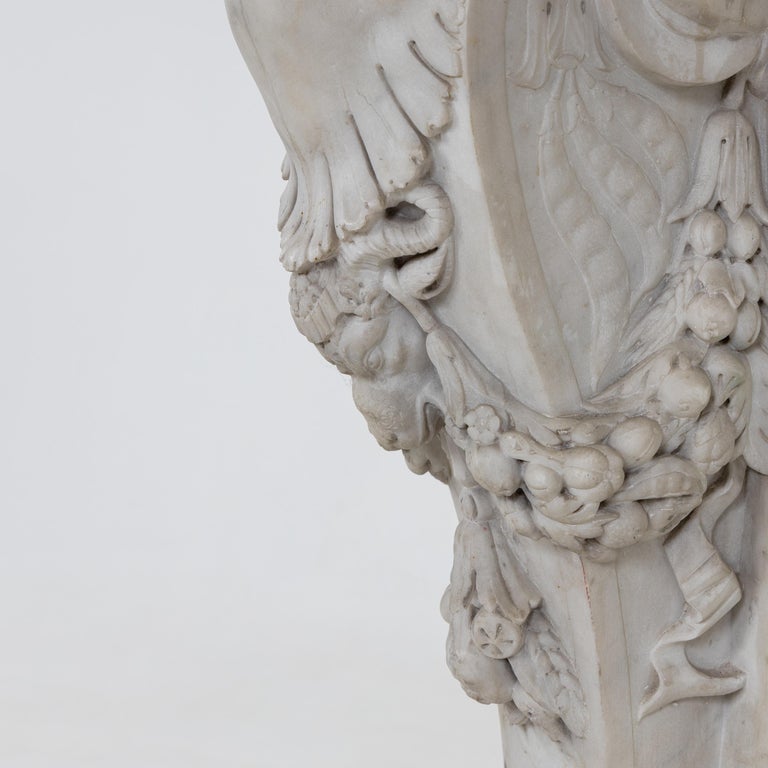 Satyr as a Mantel Piece Pilaster, Italy 19th Century For Sale at 1stDibs