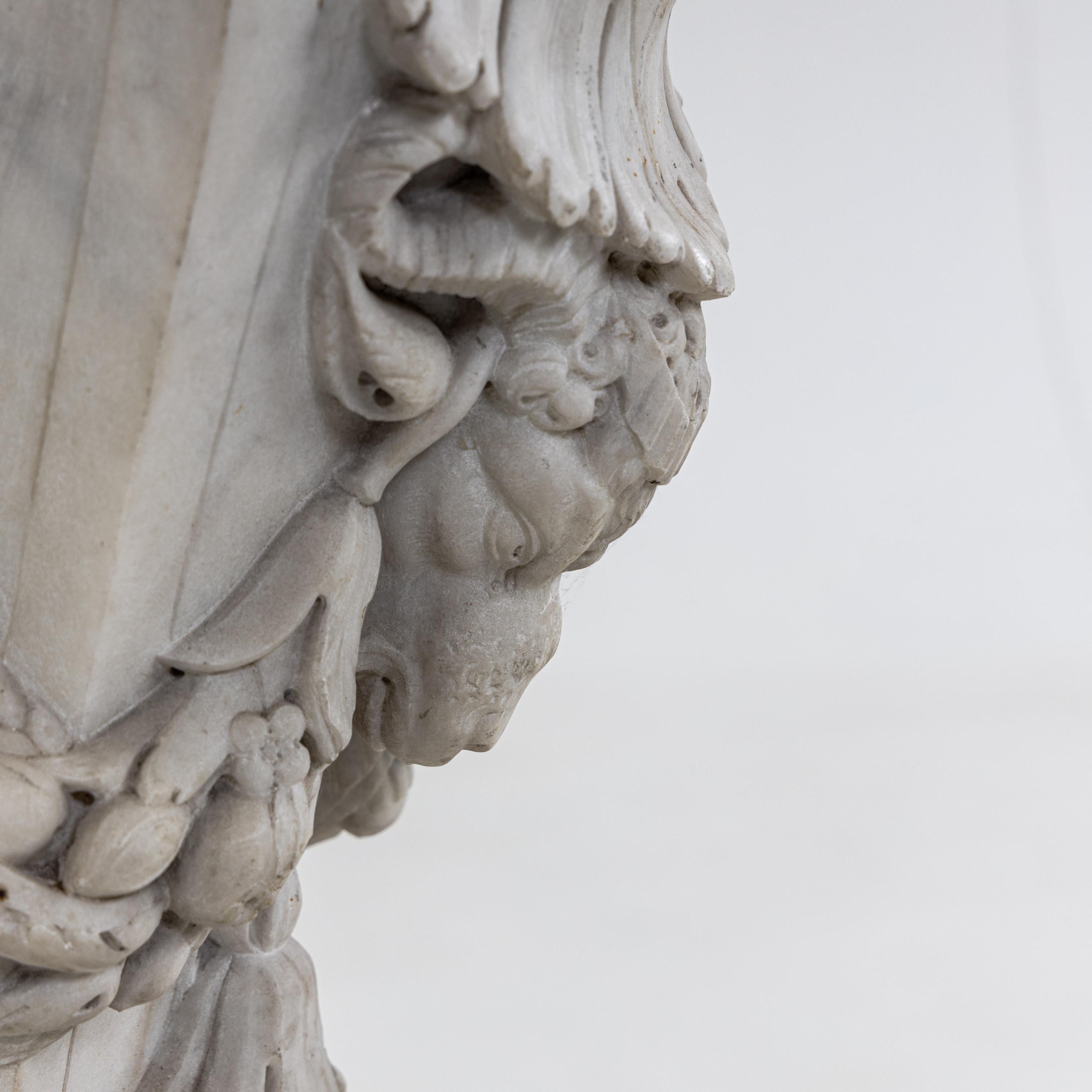 Satyr as a Mantel Piece Pilaster, Italy 19th Century For Sale at 1stDibs