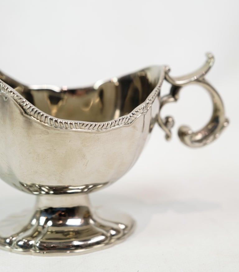 Saucer, silver stain, pearl edge, 1930s For Sale at 1stDibs