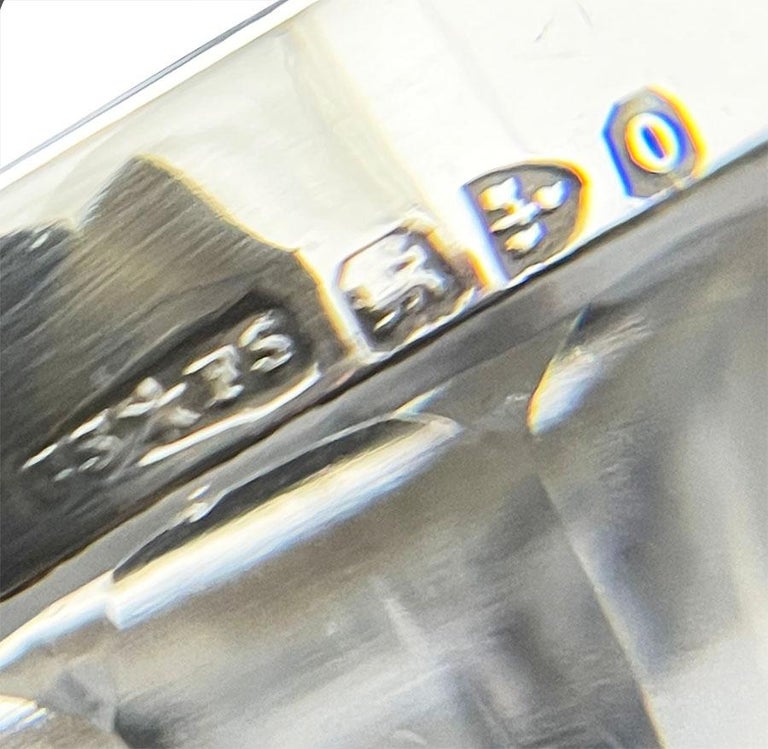 Saunders and Shepard Crystal and Silver Very Small Vases, 1897 For Sale ...