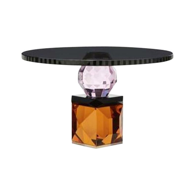 Savannah Crystal Tray Hand Sculpted Contemporary Crystal For Sale at ...