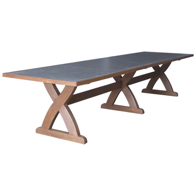Sawbuck Table For Sale at 1stDibs