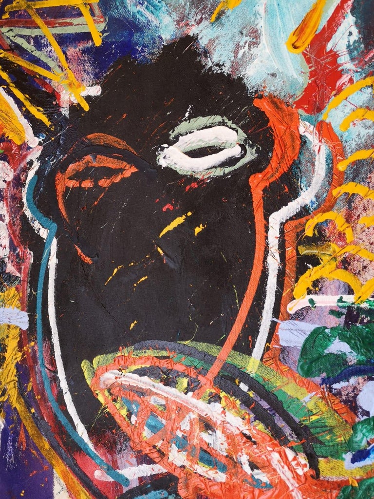 Sax Berlin - Angel Of Liberty. Contemporary Neo Expressionist Painting ...