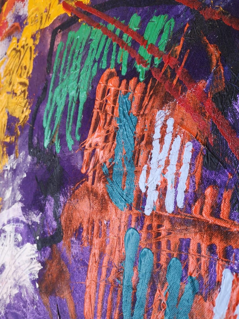 Sax Berlin - Angel Of Liberty. Contemporary Neo Expressionist Painting ...