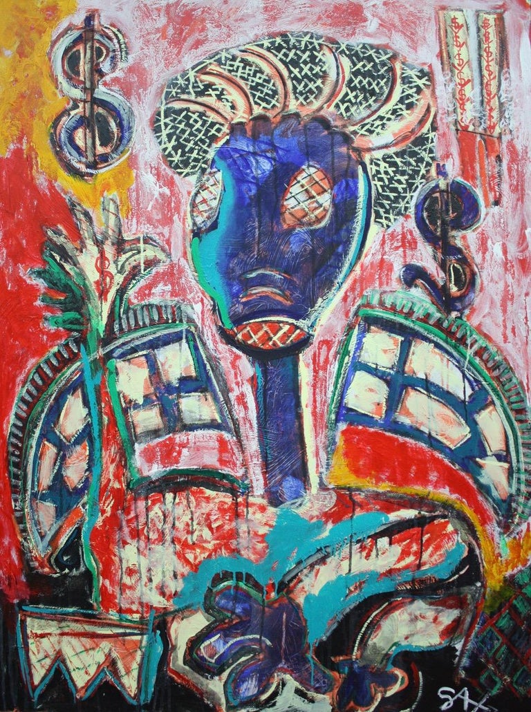 Sax Berlin - "Dollar Angel" Contemporary Expressionist Street Art. For ...