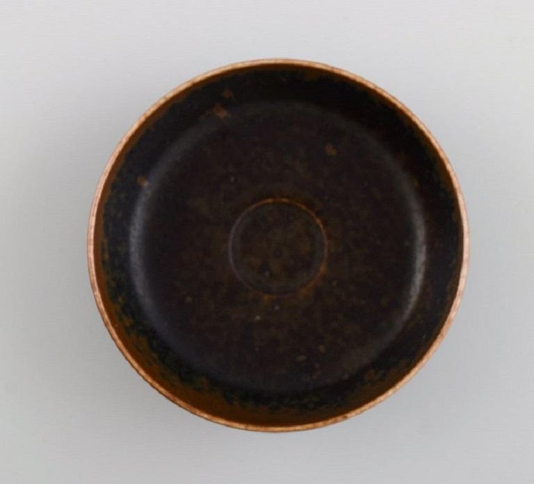 Saxbo Miniature Bowl in Glazed Ceramics, Mid-20th C. For Sale at 1stDibs