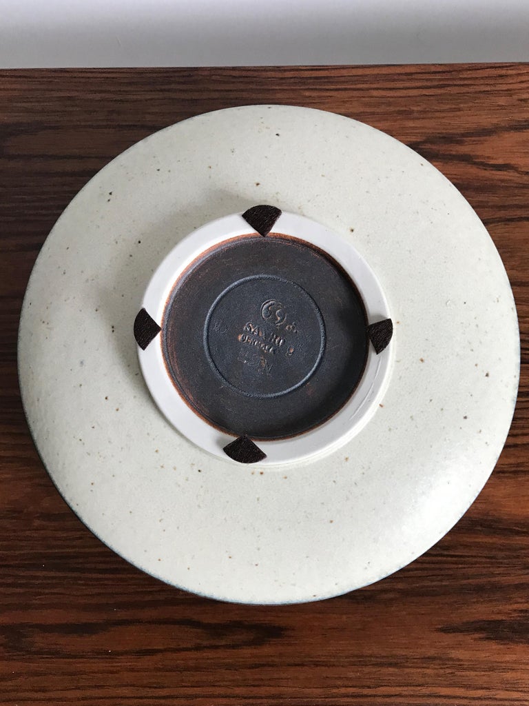 Saxbo Scandinavian Midcentury Ceramic Bowl or Centerpiece, Denmark ...