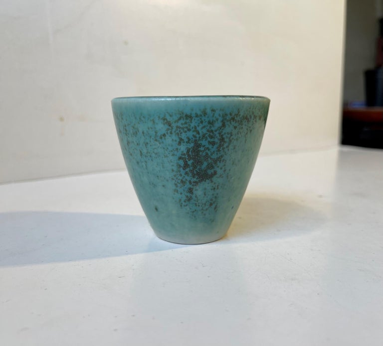 Saxbo Stoneware Sample in Green Glaze, 1950s For Sale at 1stDibs