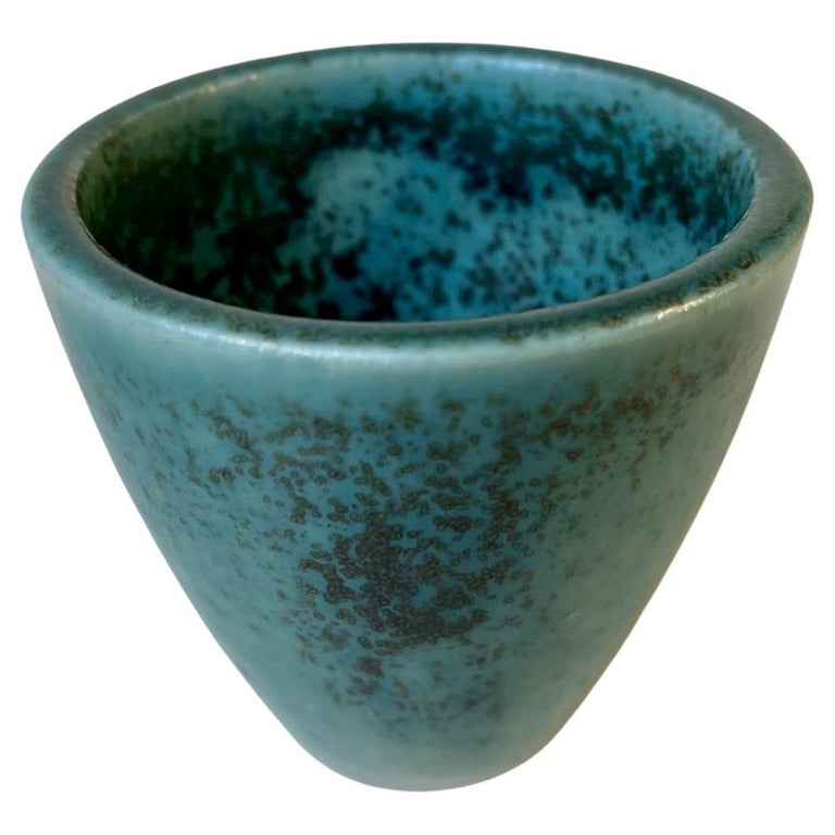 Saxbo Stoneware Sample in Green Glaze, 1950s For Sale at 1stDibs