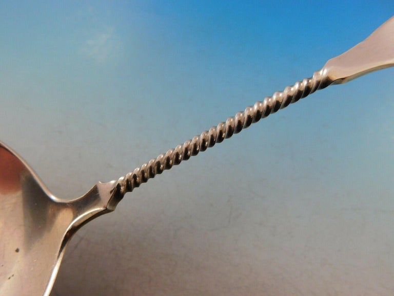 Saxon Stag by Gorham Sterling Silver Gravy Ladle 3D Applied Figural For ...