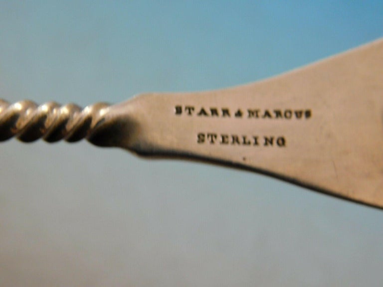 Saxon Stag by Gorham Sterling Silver Gravy Ladle 3D Applied Figural For ...