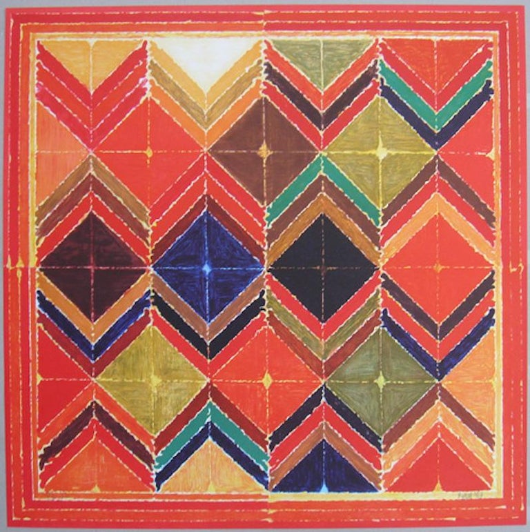 Sayed Haider Raza - symboles 1 For Sale at 1stDibs