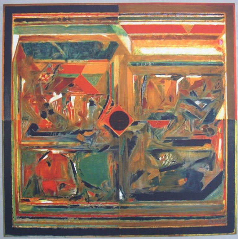 Sayed Haider Raza - Symboles 4 For Sale at 1stDibs