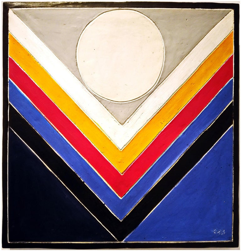 Sayed Haider Raza - Sayed Haider Raza Tree III Ceramic with Polychrome ...