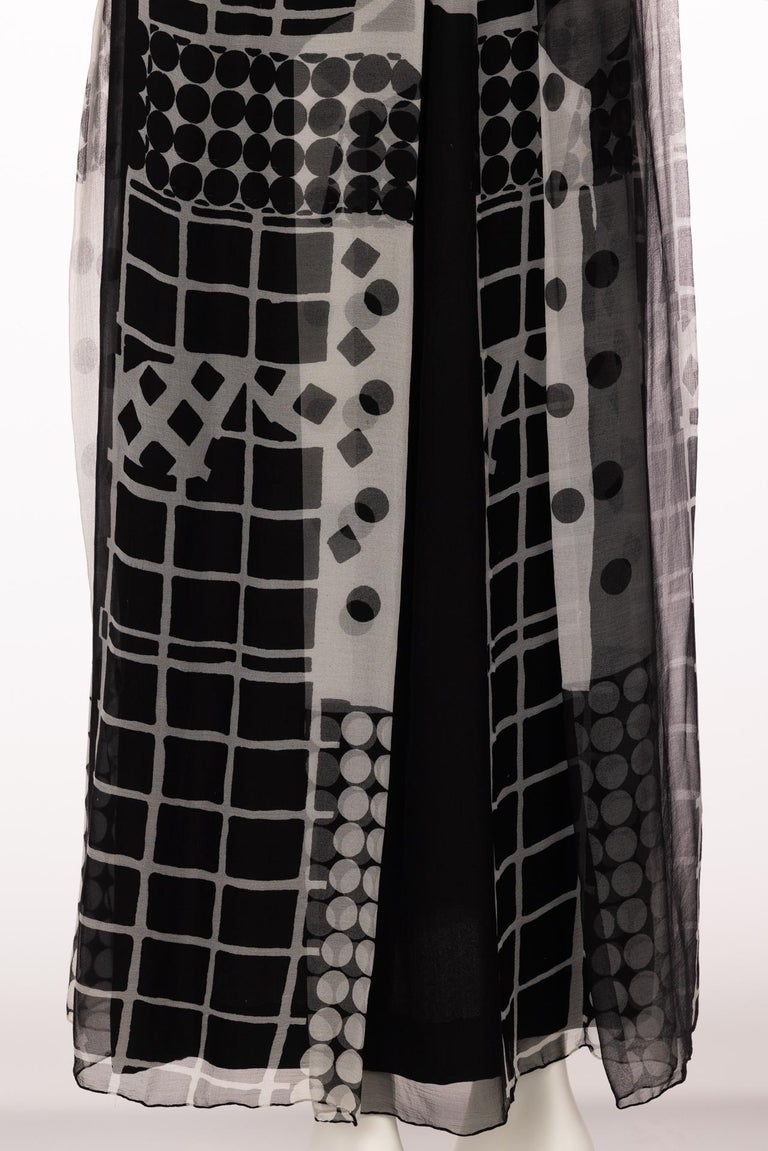 Saz by Surjit and Adarsh Gill Silk Cut Out Dress Dress, 1970s For Sale ...