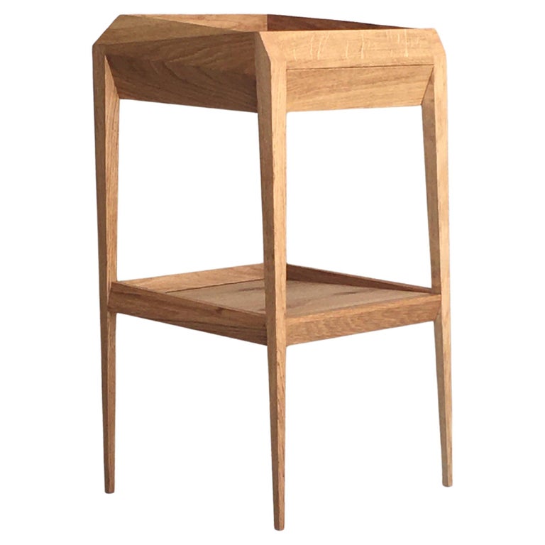 SB night stand, sophisticated and elegant bedside table with drawer ...