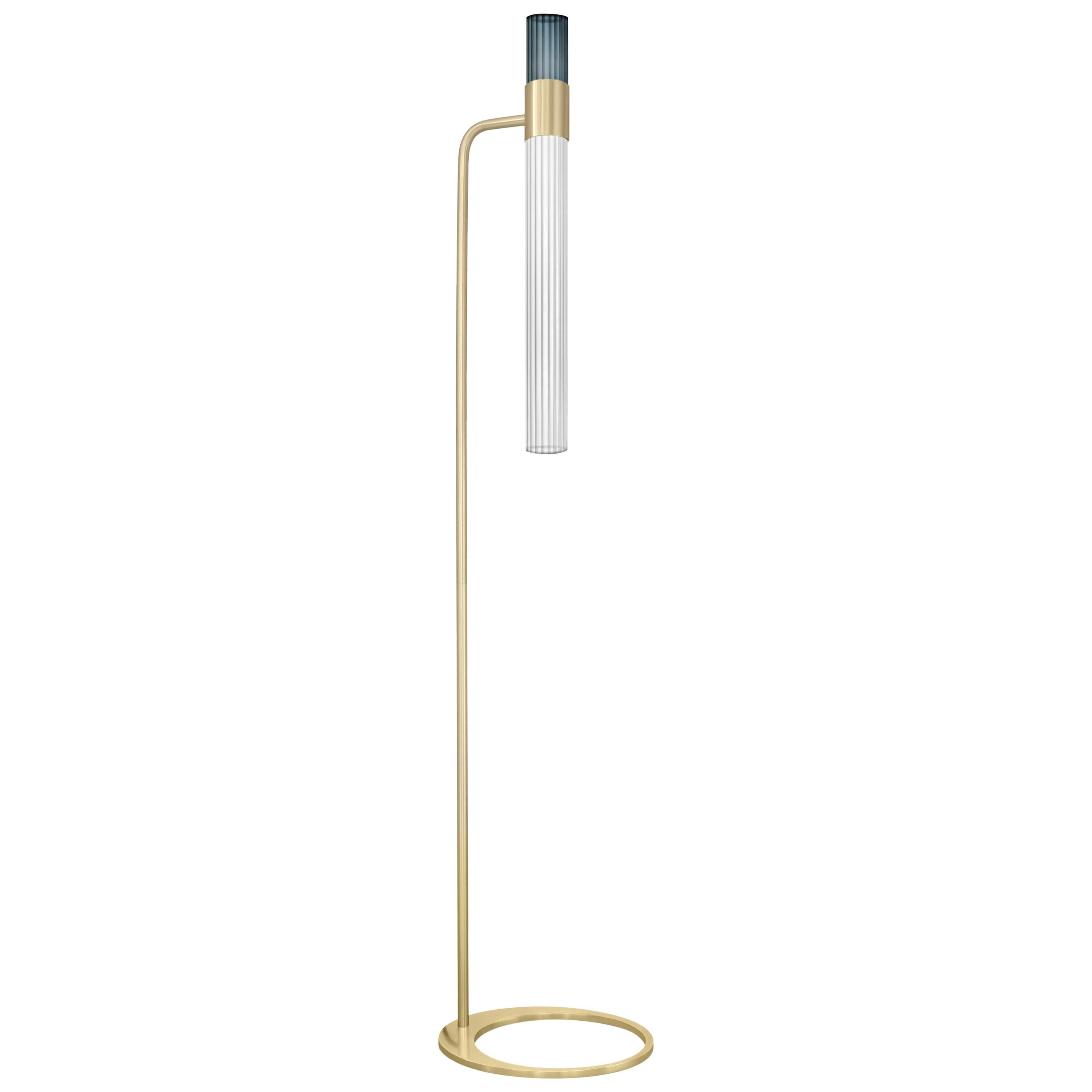 Chrome Floor Lamp by Italiana Luce at 1stDibs
