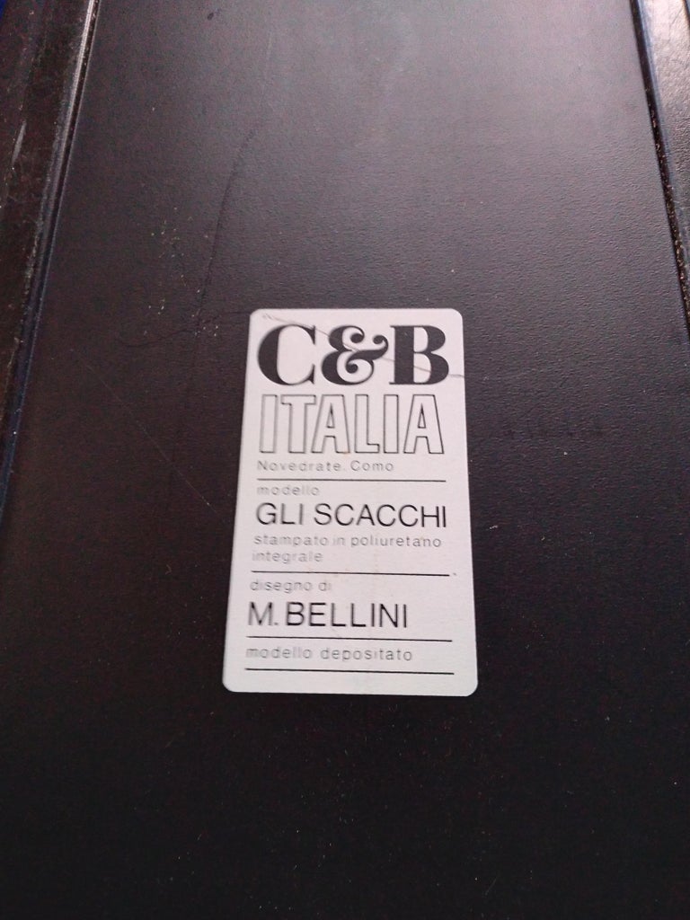 Scacchi by Mario Bellini from C&B Set of Six Elements of Sofa Tables ...