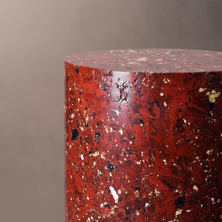 Scagliola Round Plinth For Sale at 1stDibs