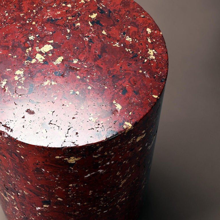 Scagliola Round Plinth For Sale at 1stDibs