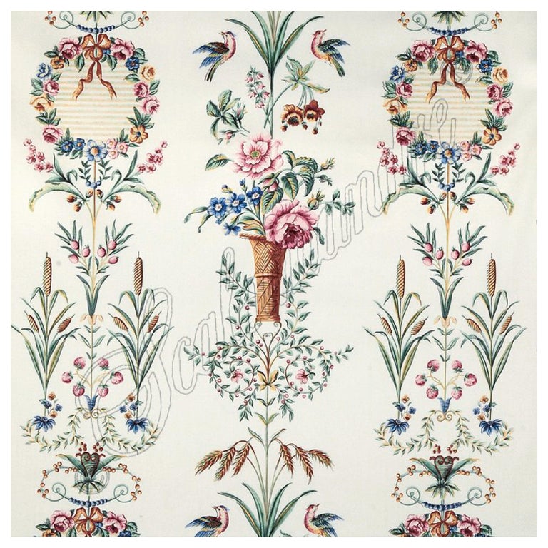 Scalamandre Hand-Printed Irish Historical Society Dublin Panel ...