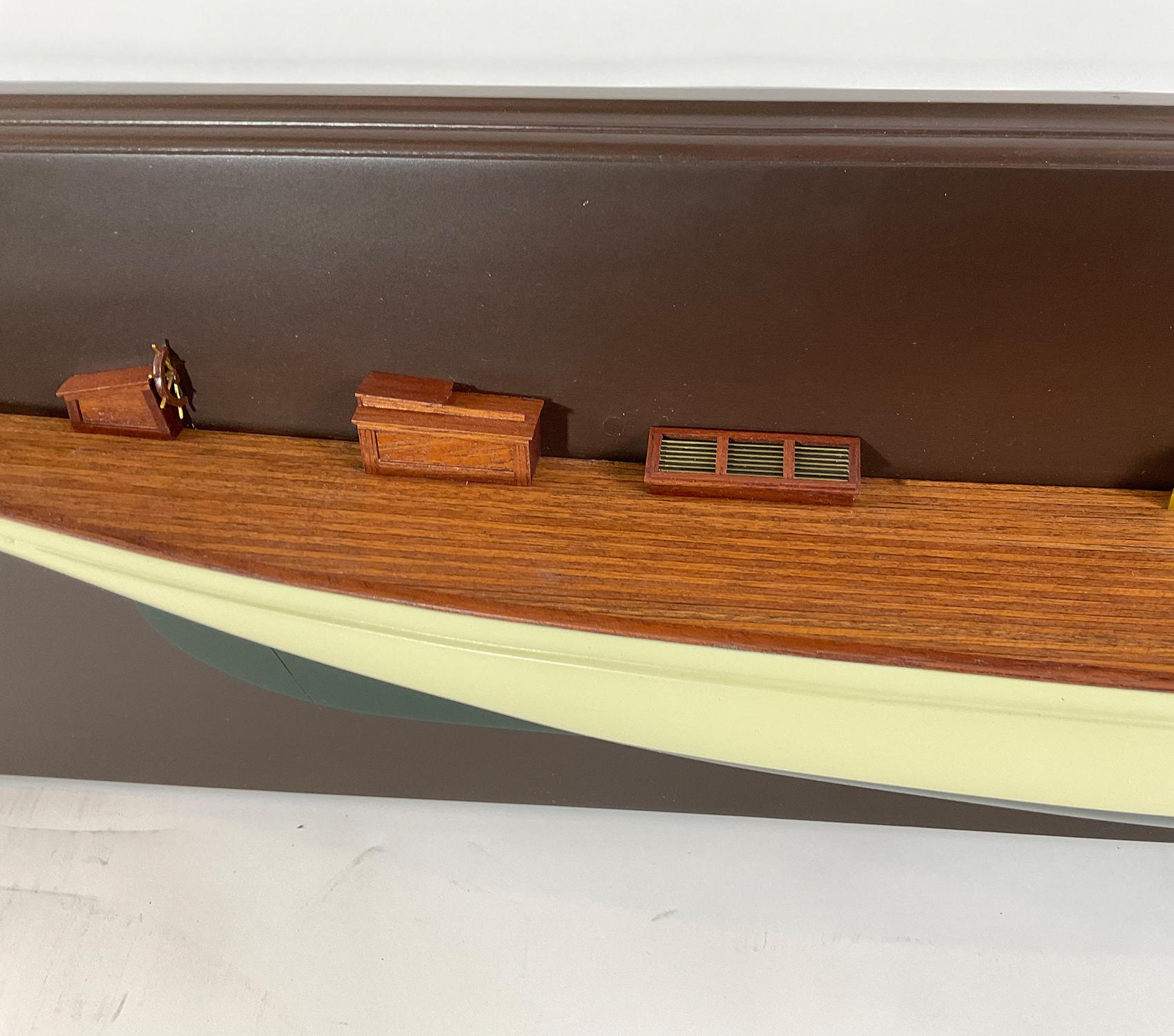 Scale Half Model of Americas Cup Yacht "Puritan" at 1stDibs