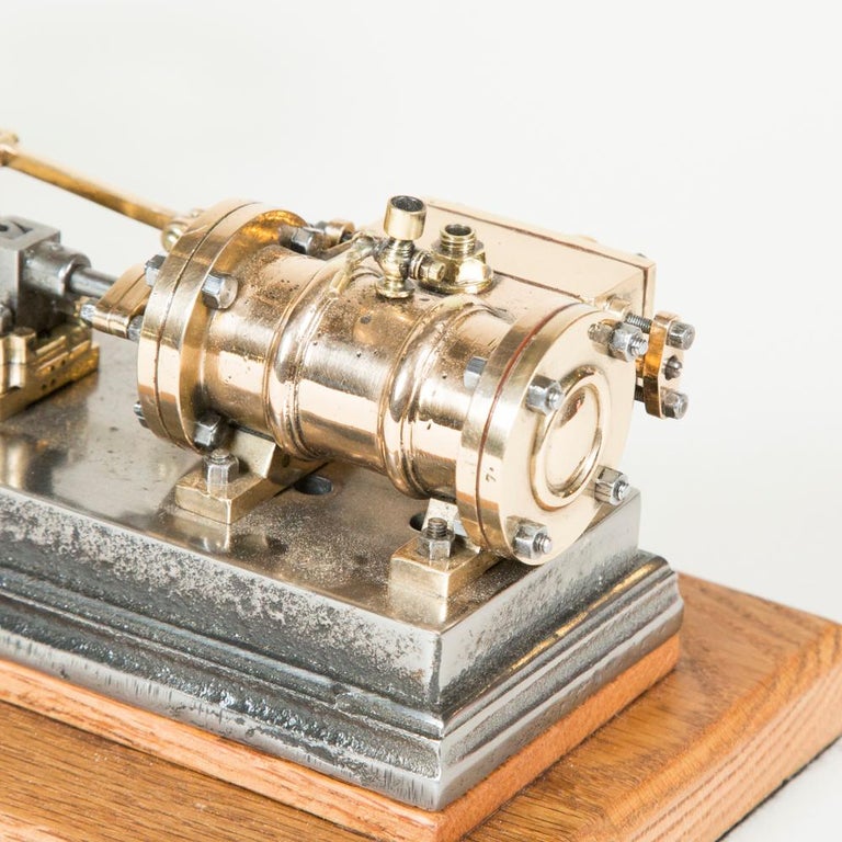 Scale Model of a Single Cylinder Horizontal Mill Steam Engine at 1stDibs