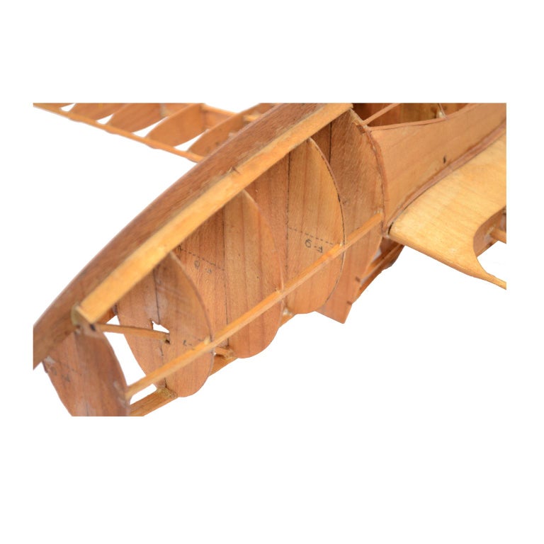 Scale Model of the Structure of a Passenger Airplane For Sale at 1stdibs