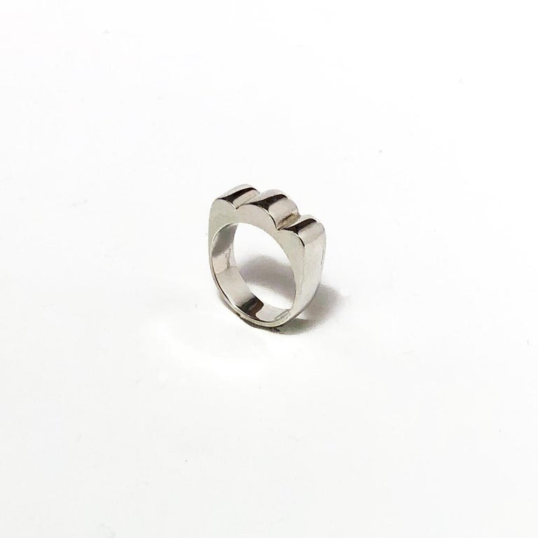 Customizable Scallop Ring Set in Mixed Metals, Brenna Colvin, Building ...