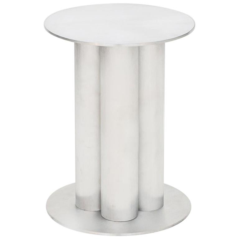 Scalloped Small TOTEM or Pedestal in Polished, Brushed, or Sandblasted ...