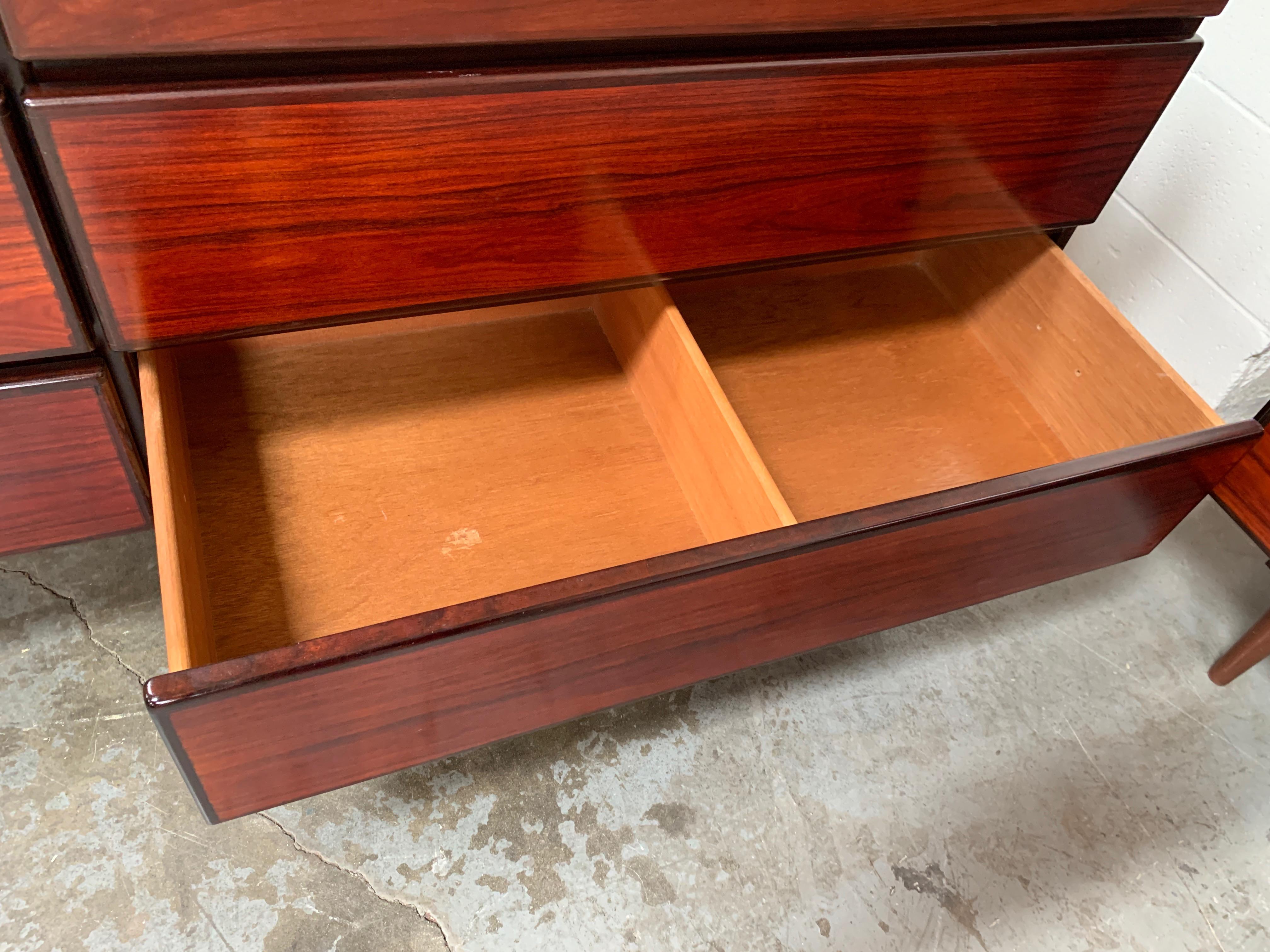 Scan Coll Danish Modern Red Wood Dresser at 1stDibs | scan coll ...