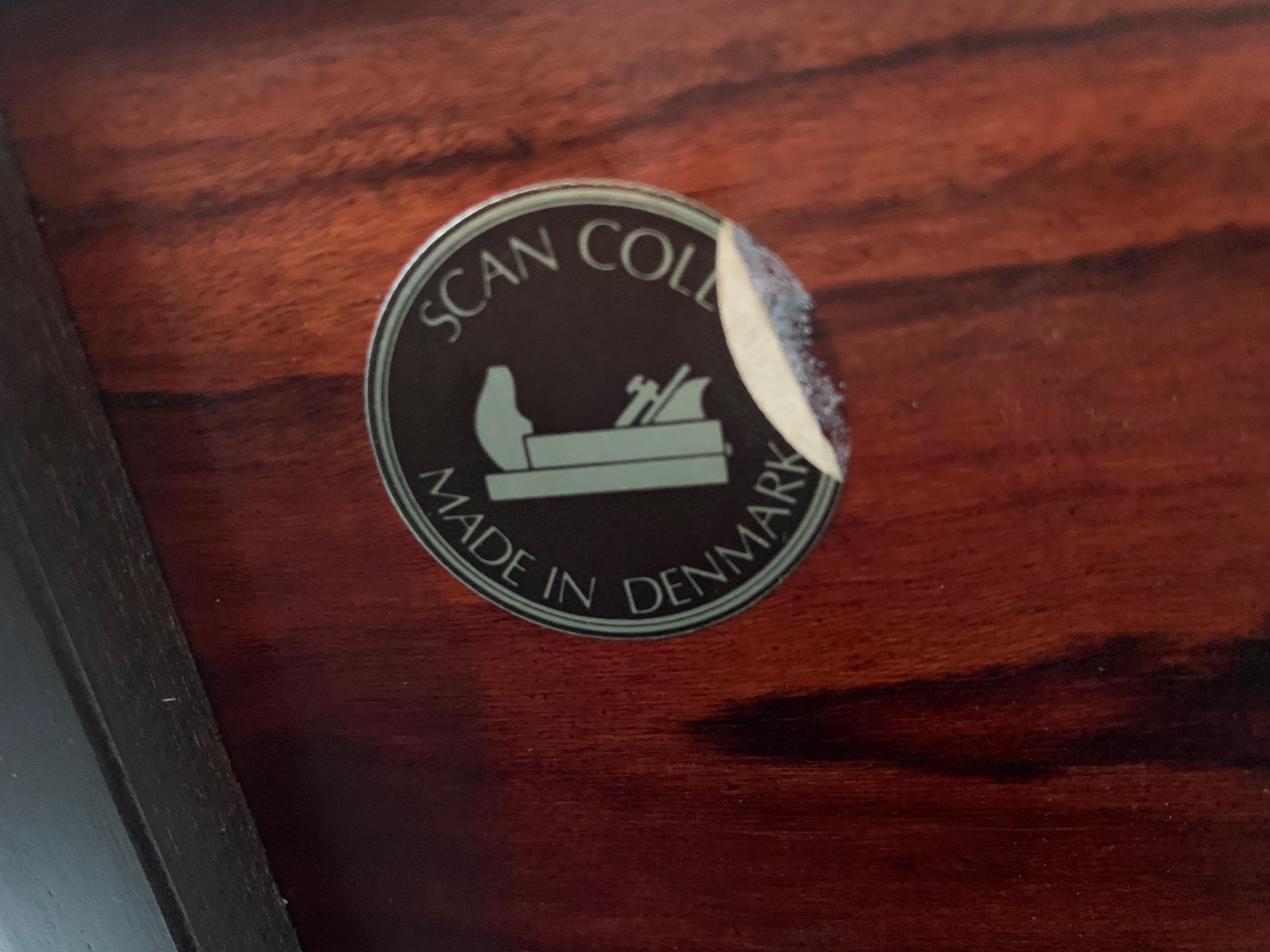 Scan Coll Danish Modern Red Wood Dresser at 1stDibs | scan coll ...