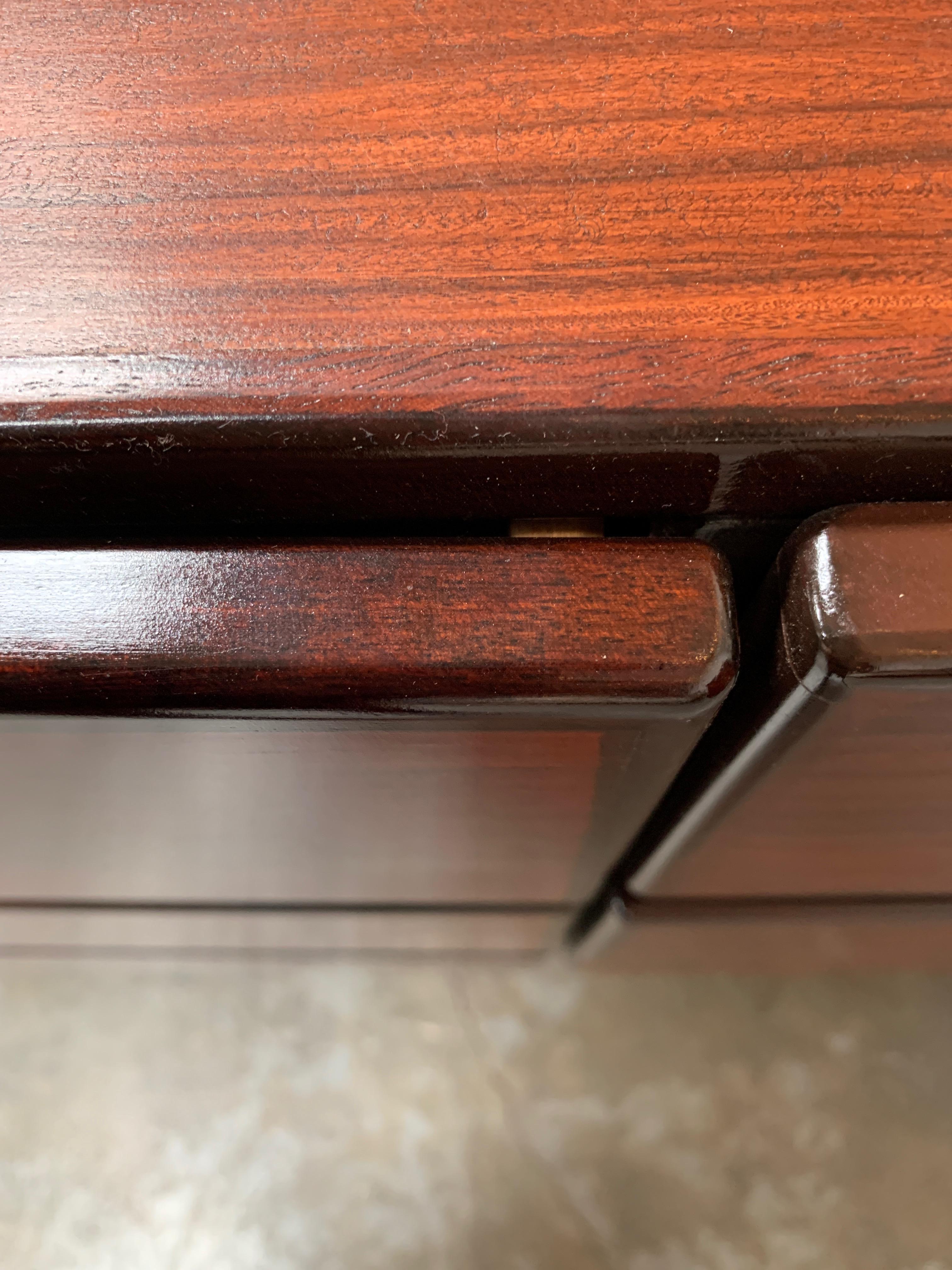 Scan Coll Danish Modern Red Wood Dresser at 1stDibs | scan coll ...