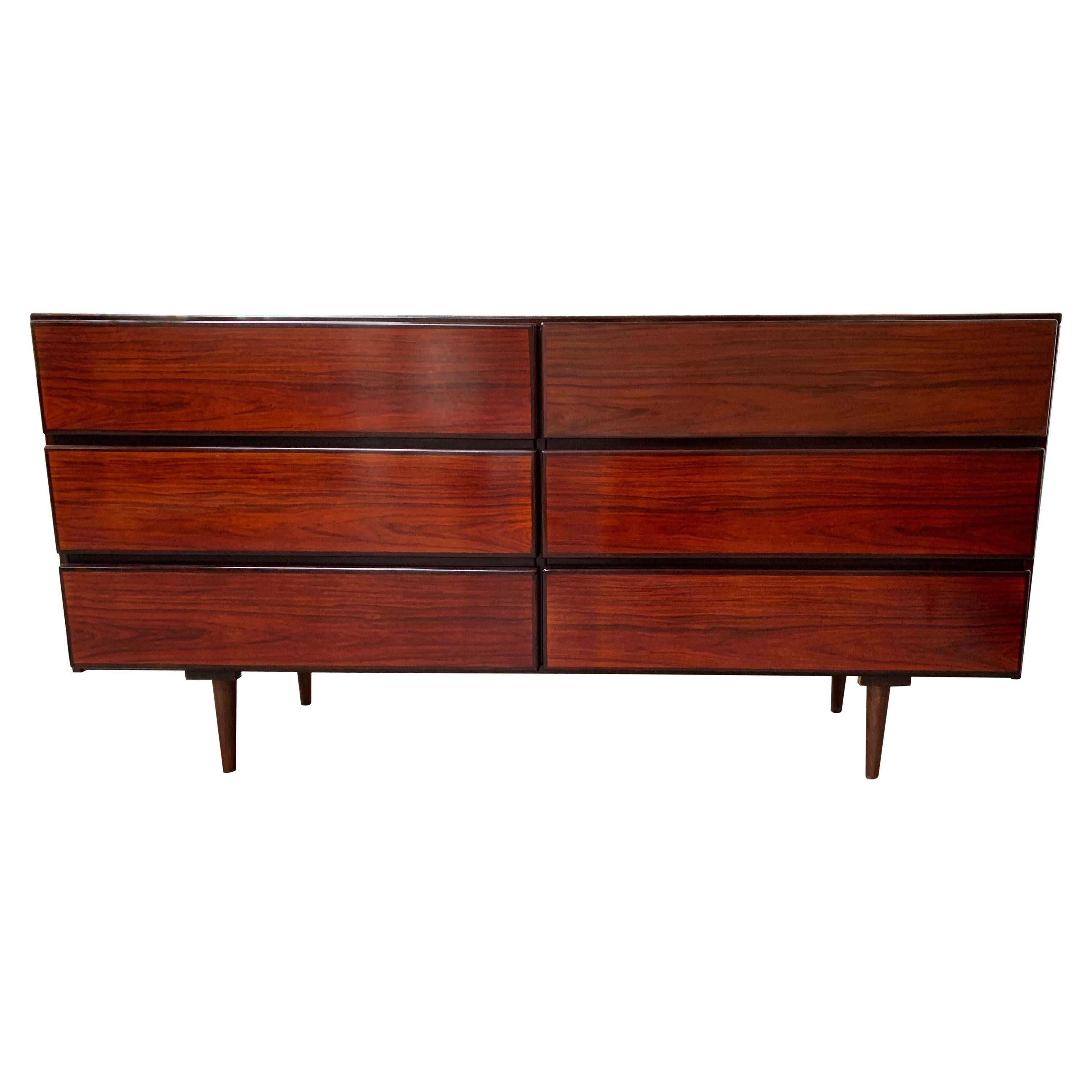 Scan Coll Danish Modern Red Wood Dresser at 1stDibs | scan coll ...