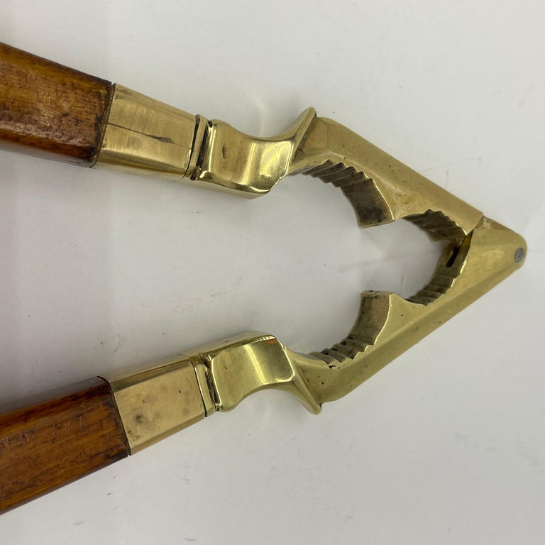 Scandinavian 18th Century Brass Nutcracker with Wooden Handles For Sale ...