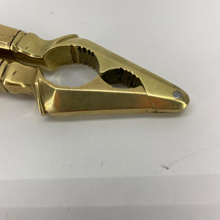 Scandinavian 18th Century Brass Nutcracker with Wooden Handles For Sale ...