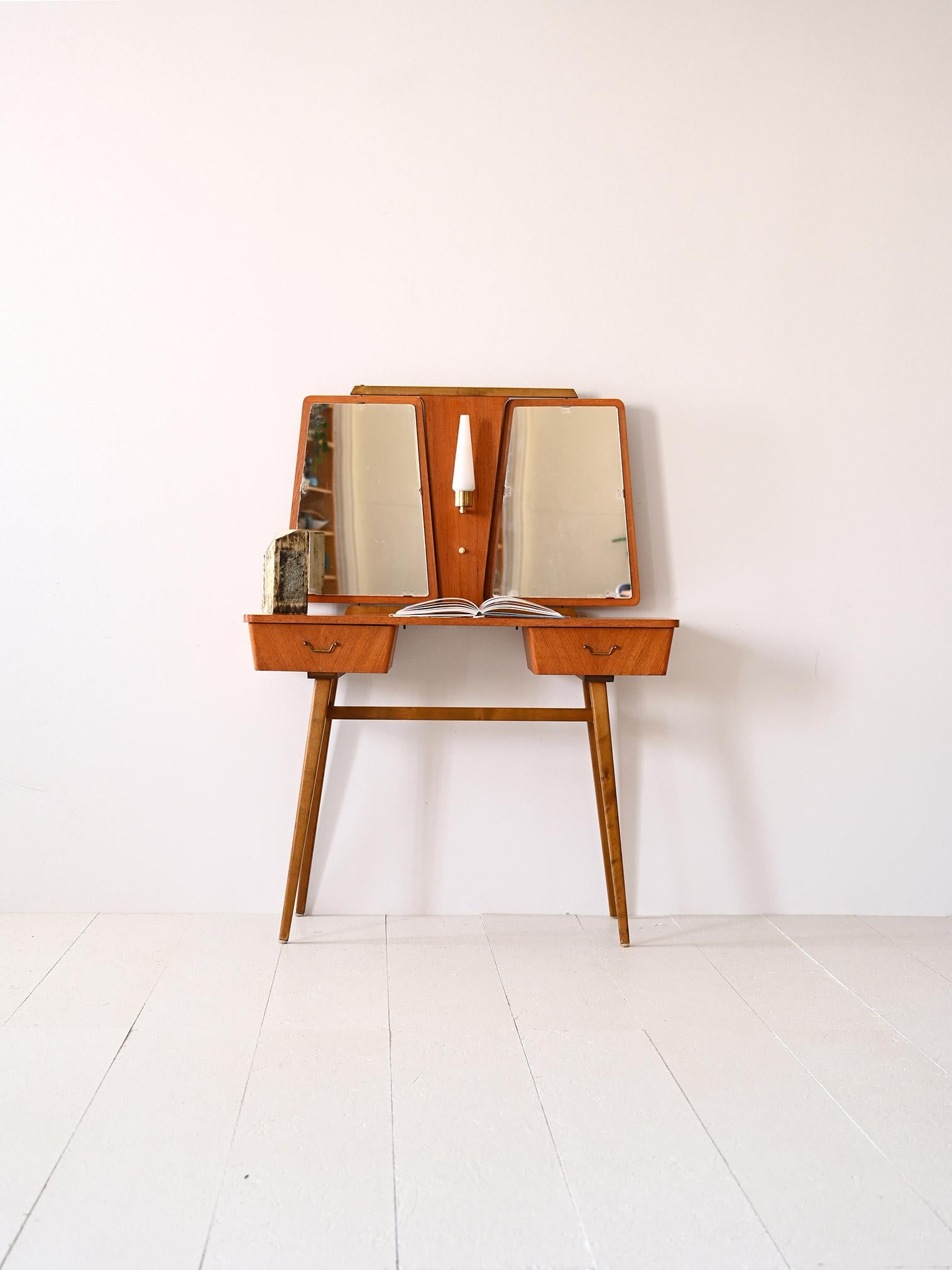 Scandinavian 1950s vintage dressing table For Sale at 1stDibs