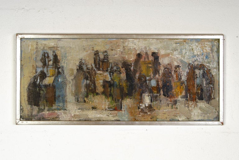 Scandinavian 1960 Swedish Impressionist Painting by Mona Ridderstad ...