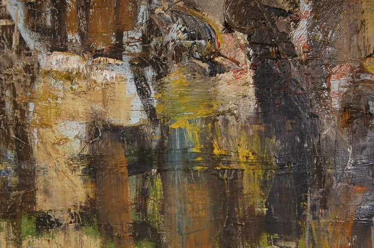 Scandinavian 1960 Swedish Impressionist Painting by Mona Ridderstad ...