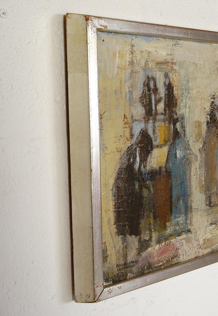 Scandinavian 1960 Swedish Impressionist Painting by Mona Ridderstad ...