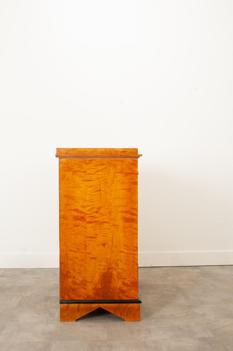 Scandinavian 19th Century Satinwood Commode Desk For Sale at 1stDibs