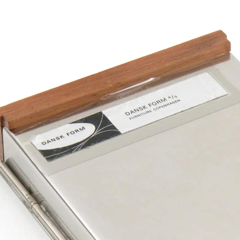 Scandinavian Aluminum and Teak Wood Box by Dansk Form, 1970s For Sale ...