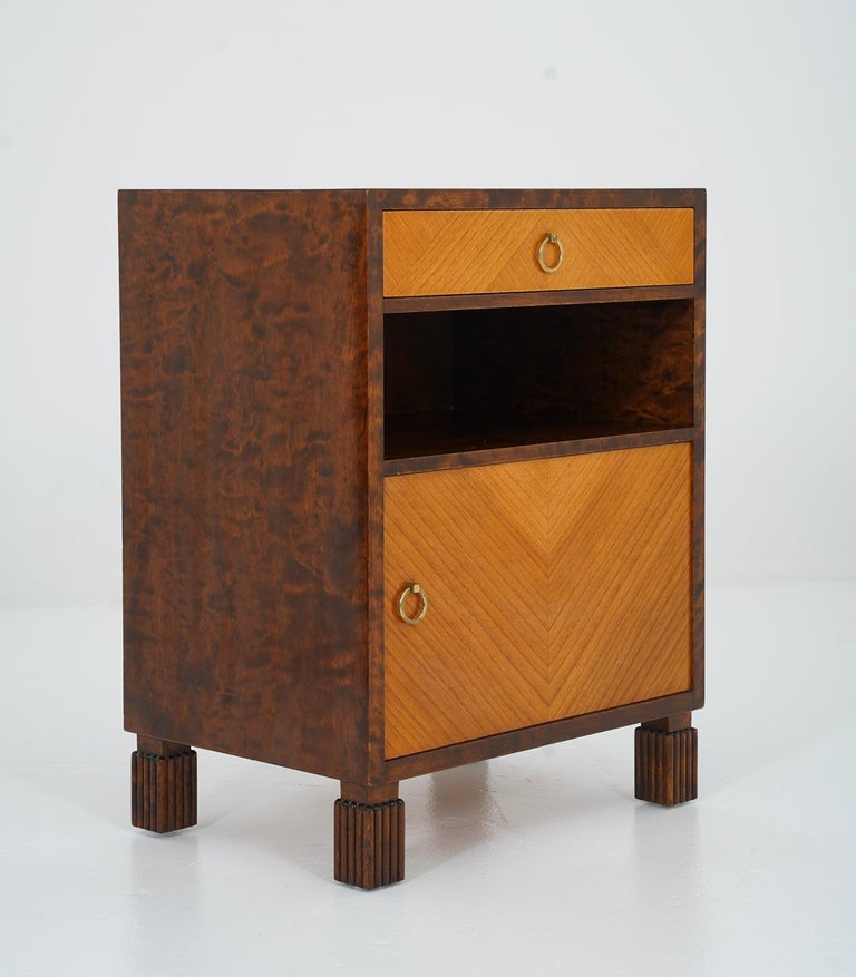 Scandinavian Art Deco Bedside Tables by Axel Larson for Bodafors For ...